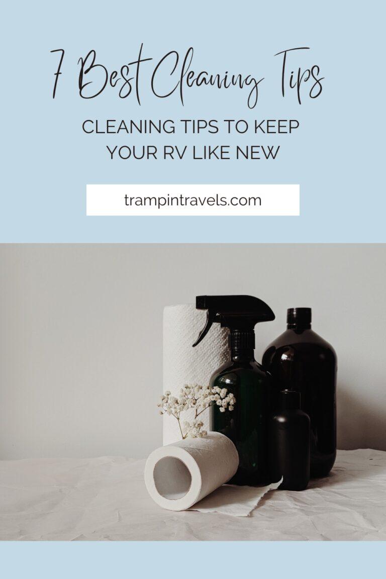 Quick and easy RV cleaning tips for busy travelers